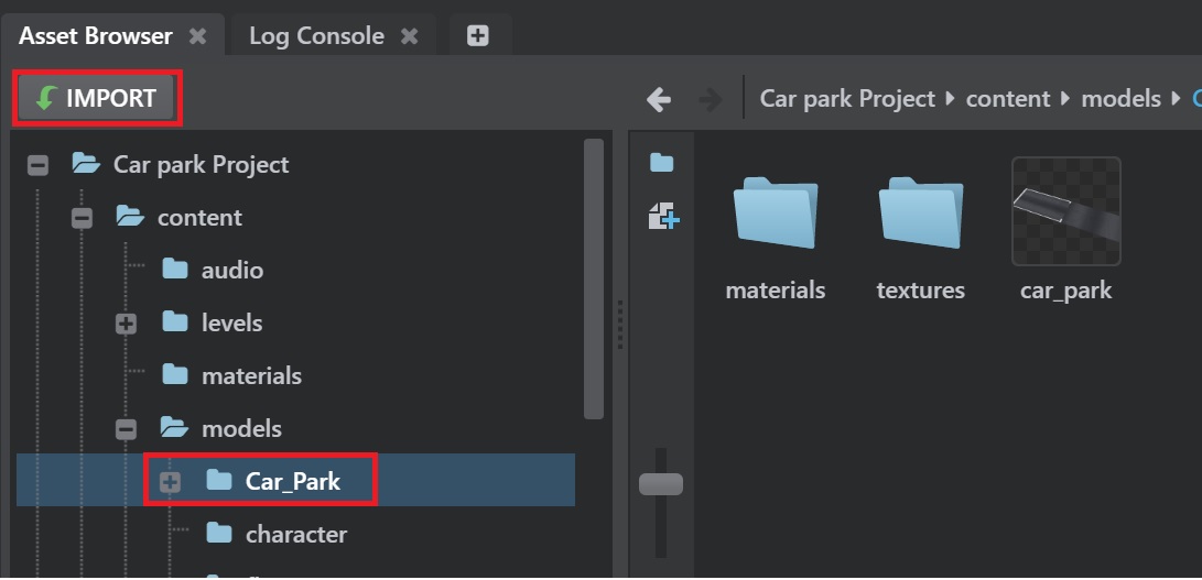 Creating carpark using Level Flow