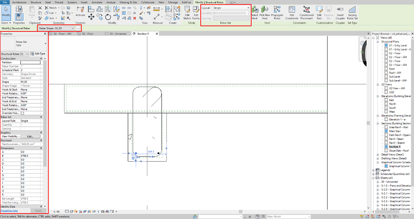 Rebar detailing and fabrication
