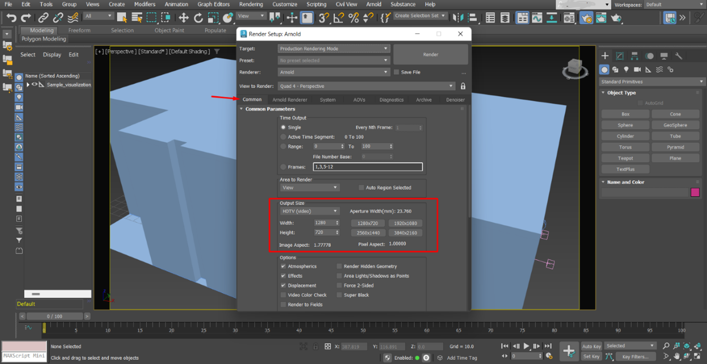 Visualization and rendering