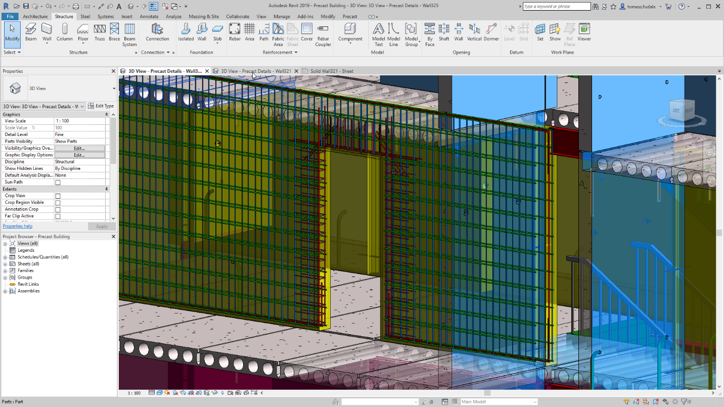 Connected BIM for precast concrete projects