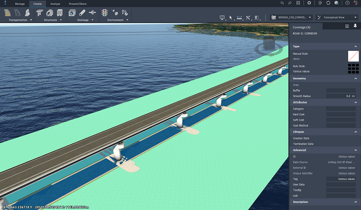 Roadway and bridge modeling part four