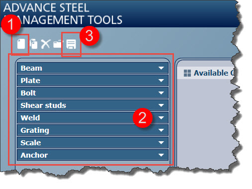 Advance Steel - Starting a New Model