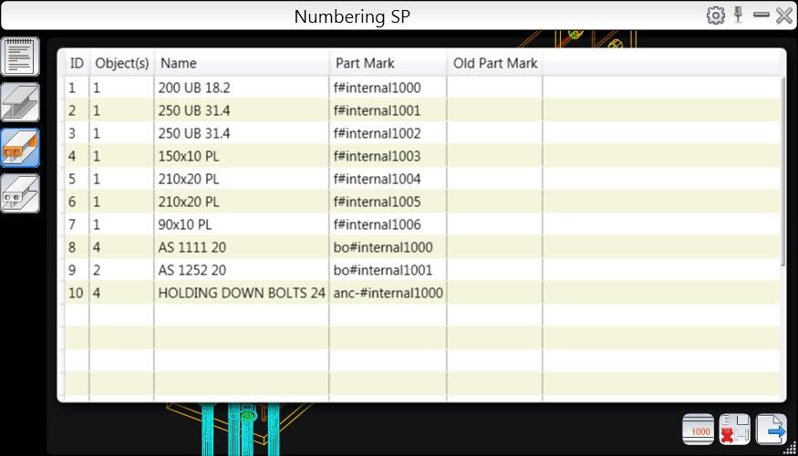 Advance Steel - Part A Creation - Drawing numbers as part / assembly ...