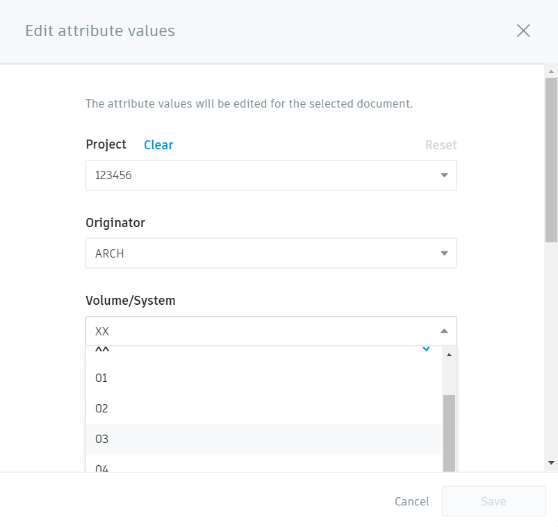 Assign metadata to files within BIM 360 Document Management