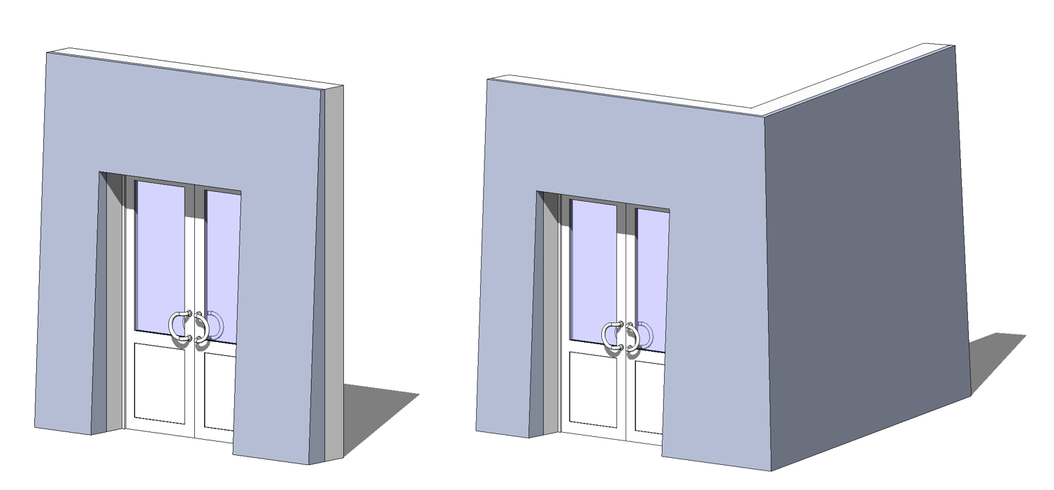 Create slanted, deformed, and other nonstandard walls in Revit