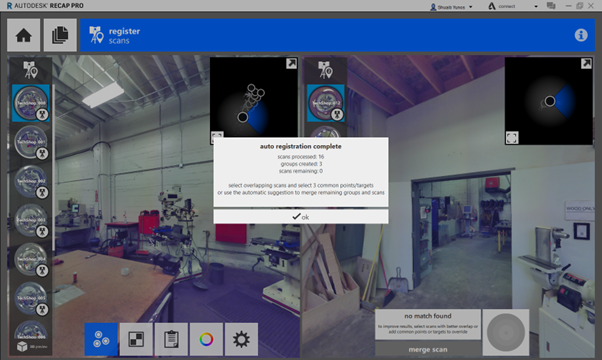 Surface from point cloud