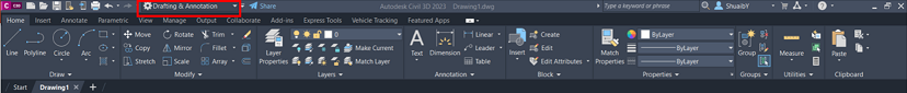 Civil 3D interface and functionality part three