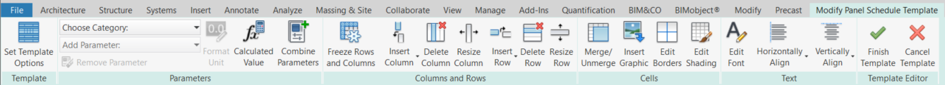 Manage circuits and loads for all electrical panels in a project