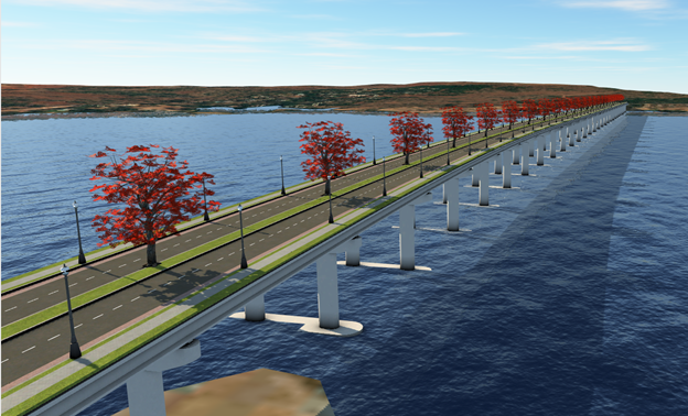 Roadway and bridge modeling part three