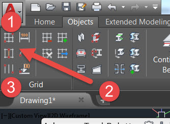 Advance Steel - Starting a New Model