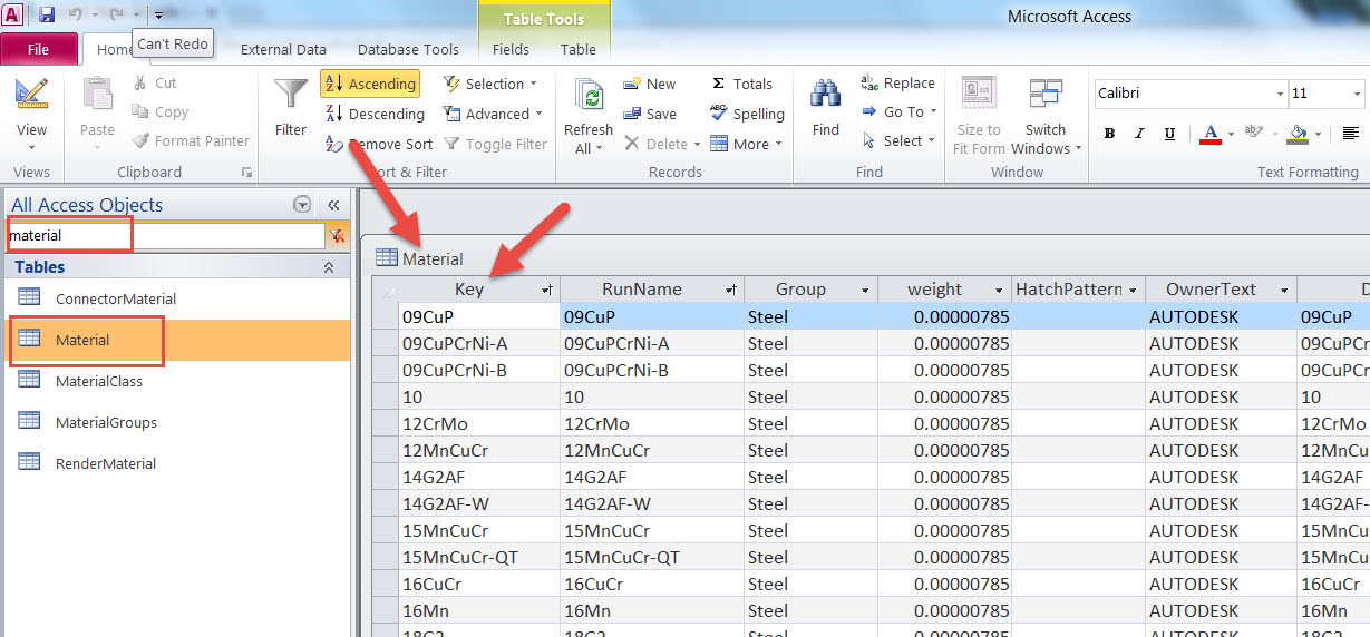 Advance Steel - How to modify the default Material Grade / Type of your ...
