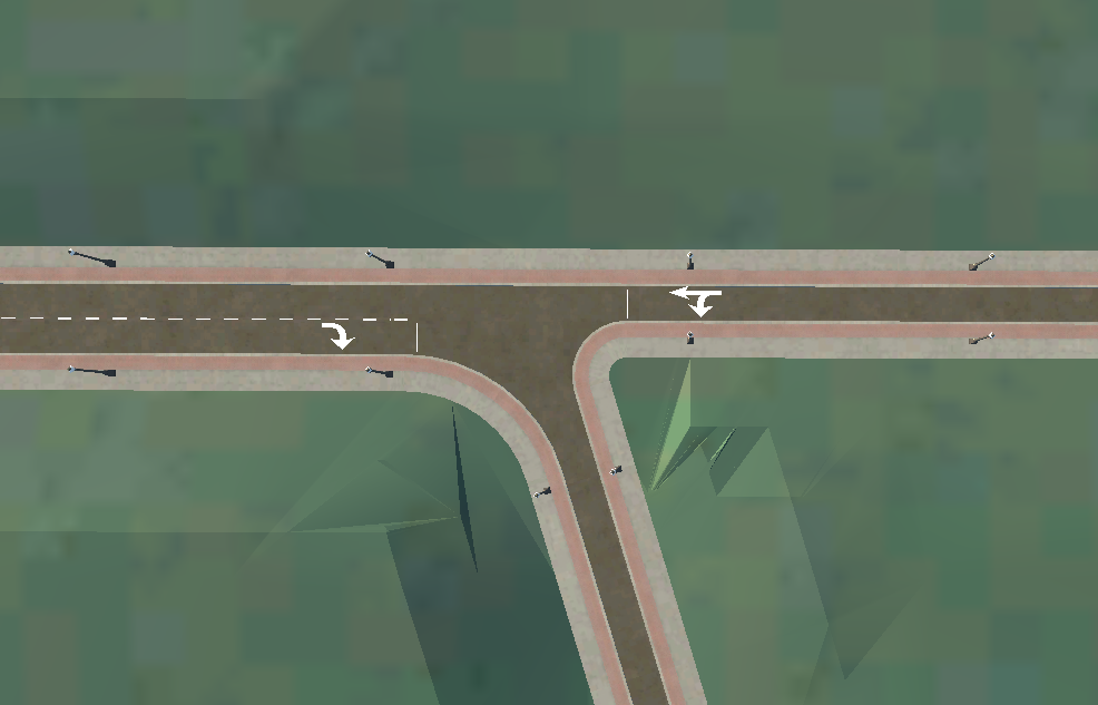 InfraWorks 360 2017 - Dual Lanes to Single Lanes