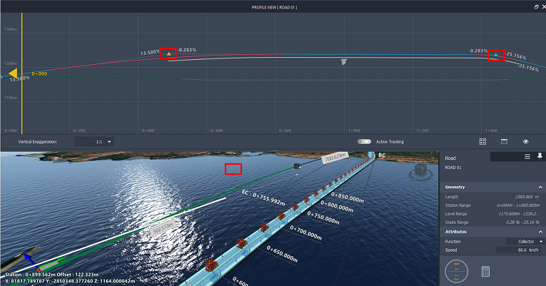 Roadway and bridge modeling part three