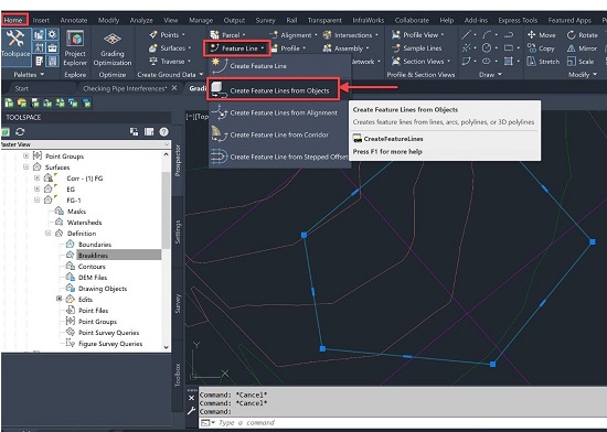 Site design and grading