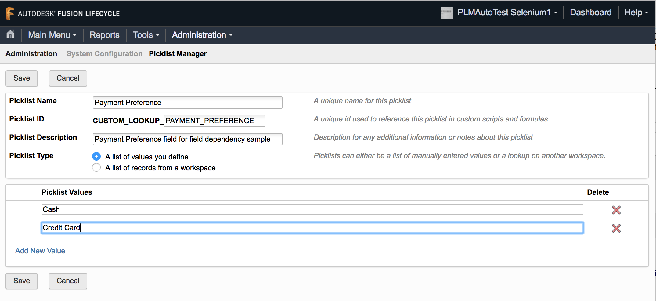 Manage field dependencies using validation rules