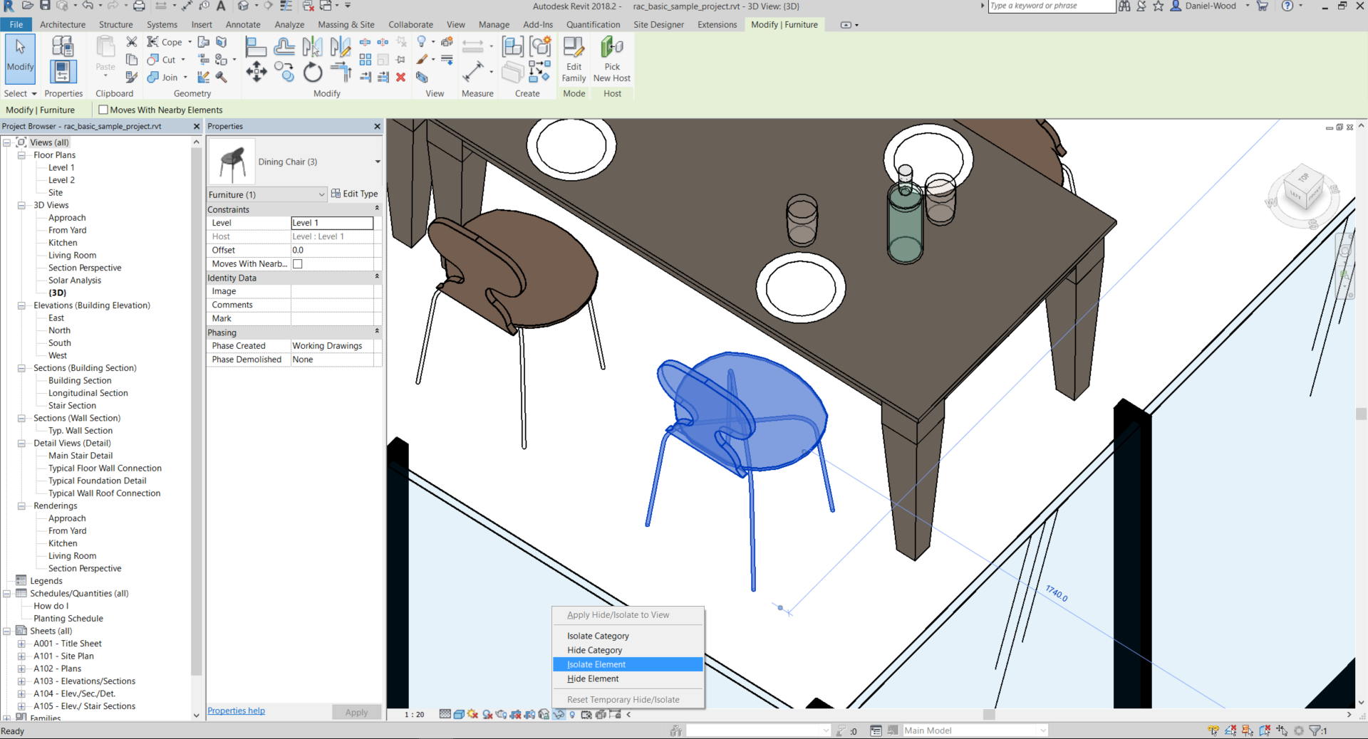 Easily share Revit content by exporting it as SAT files (ACIS)