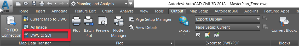 Convert CAD data to GIS format for infrastructure projects
