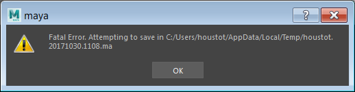 Recover Maya data after a crash