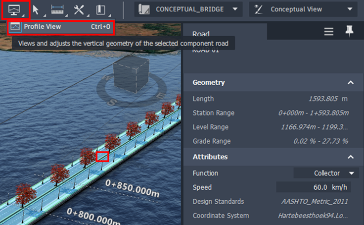 Roadway and bridge modeling part three