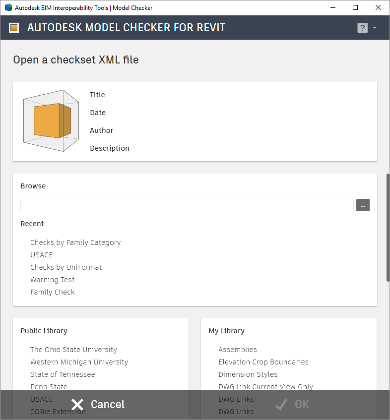 Model Checker for Revit - Configure a Check In Your Model