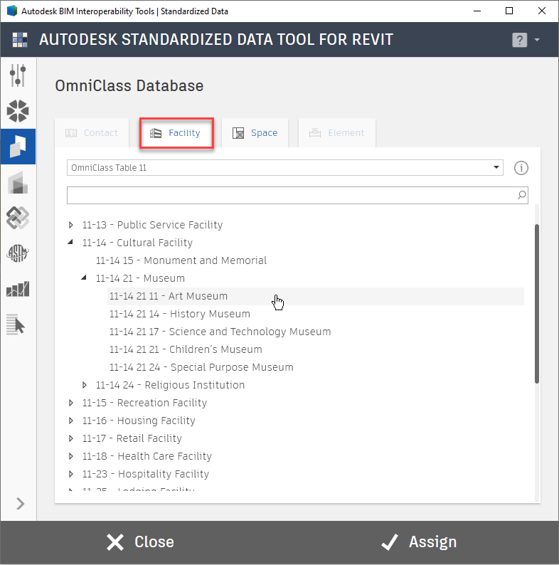 Assign Classifications with the Standardized Data Tool