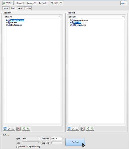 Model aggregation and coordination/clash detection