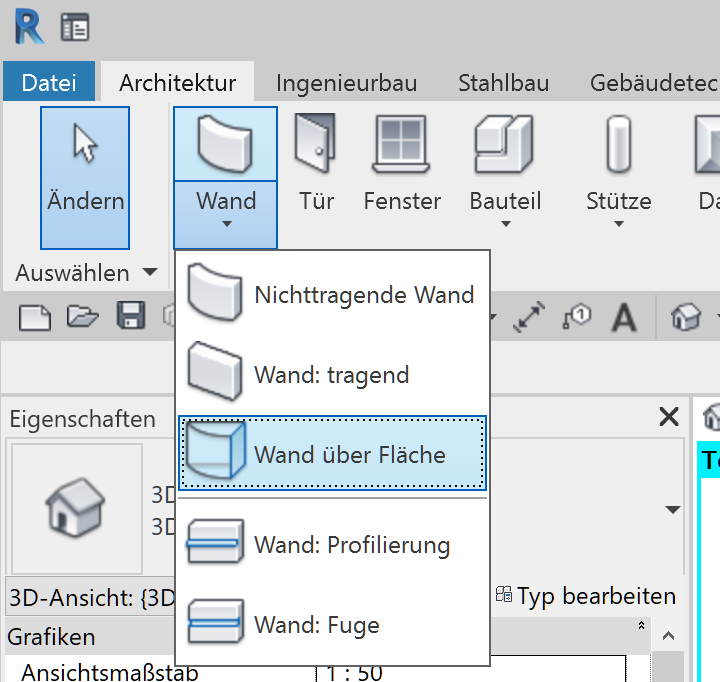 Create slanted, deformed, and other nonstandard walls in Revit